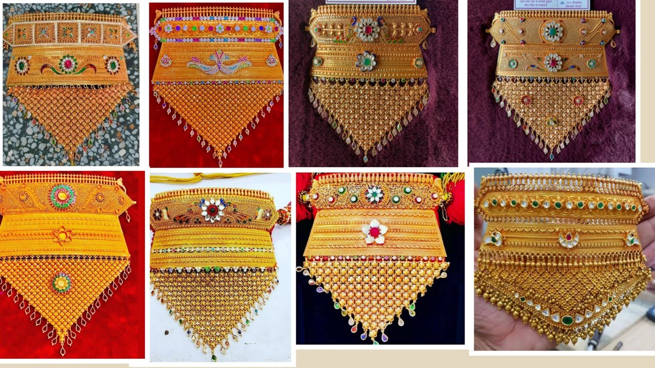 #Aad || Rajputi Desi aad design|| देशी आड़ डिज़ाइन 2022 || gold aad ...