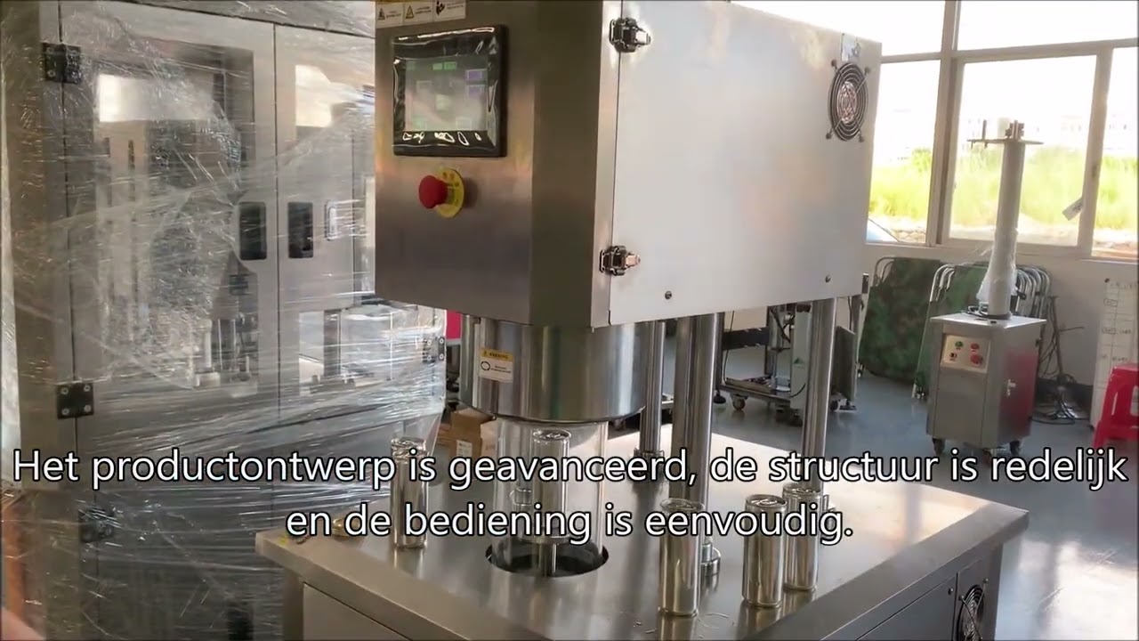 Semi-automatische stikstofgas spoelbus metaal,huisdier,blikken ...