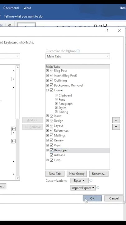 How to add checkbox in Microsoft Word - YouTube