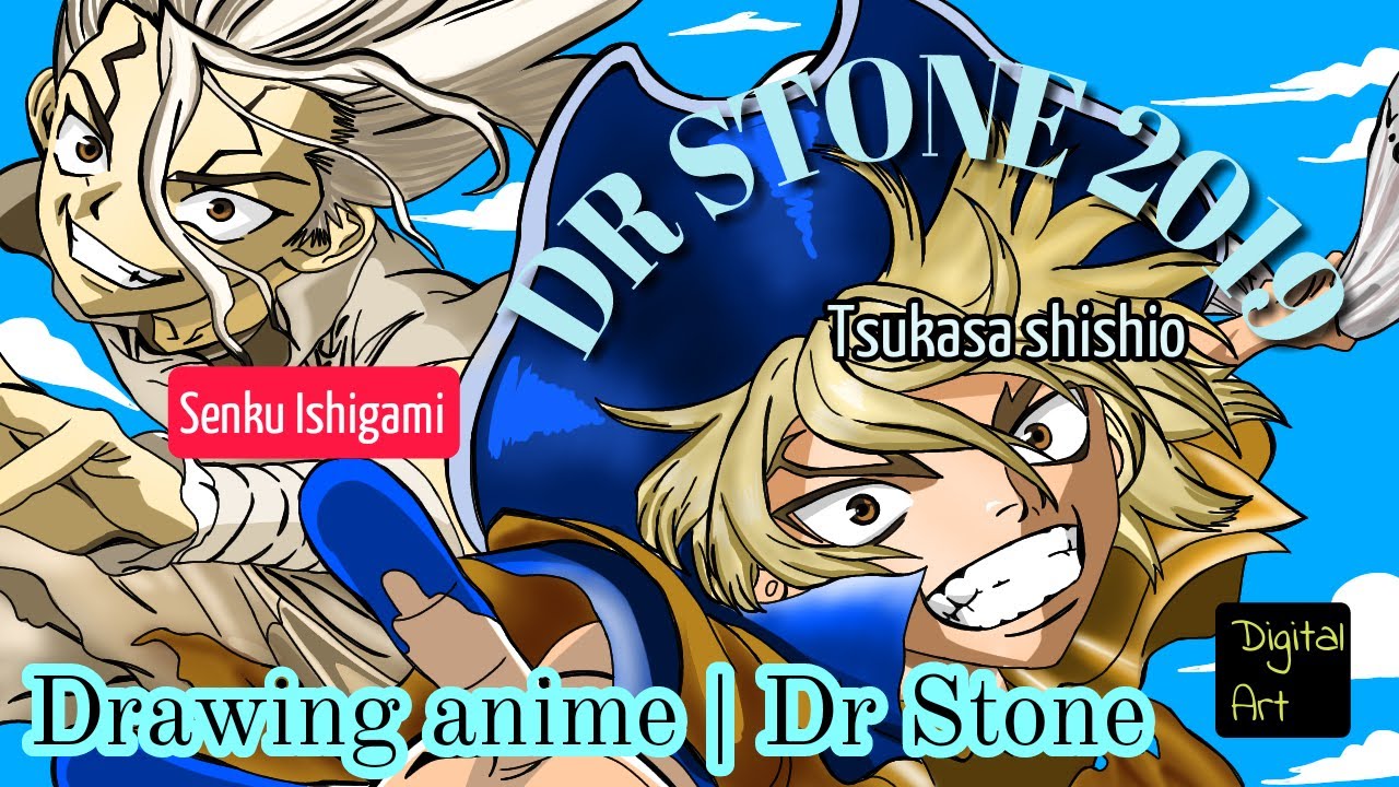 Dr. stone Drawing Anime | Draw 🎨 - YouTube