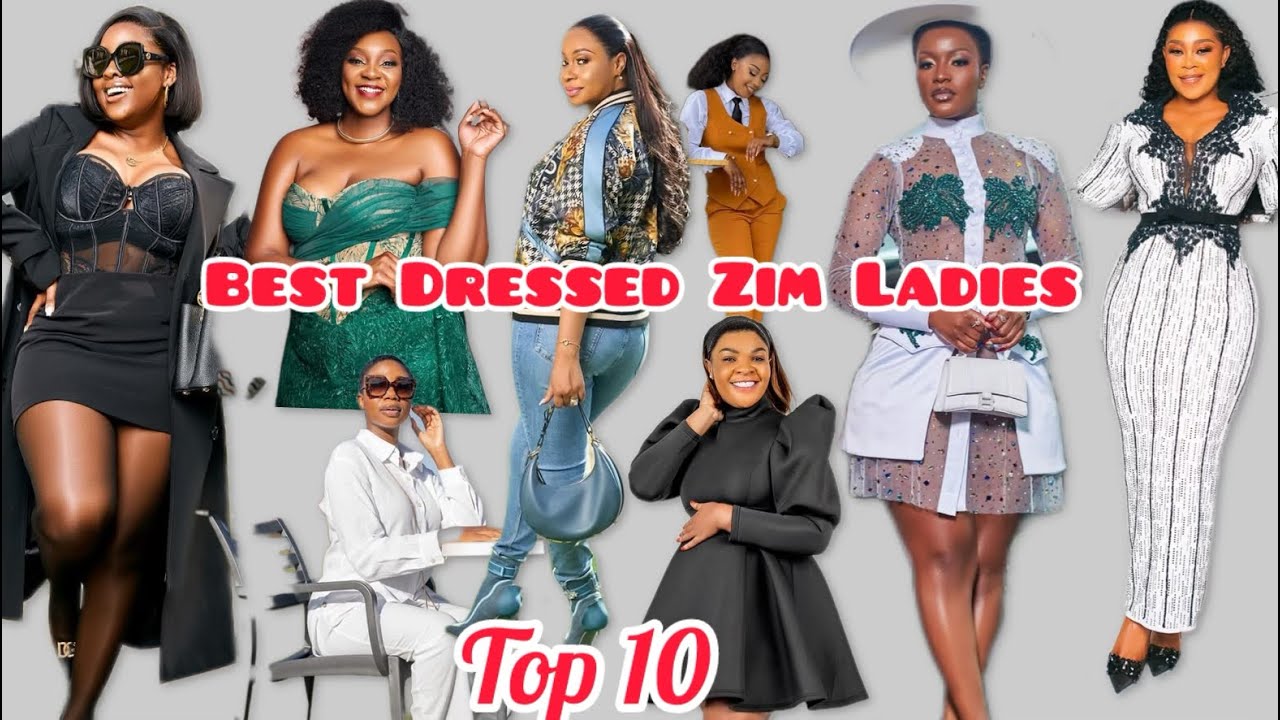 ‼️Best Dressed ZimCelebs Ladies🔥Top 10 Of Zim Ladies Who Knows How To ...
