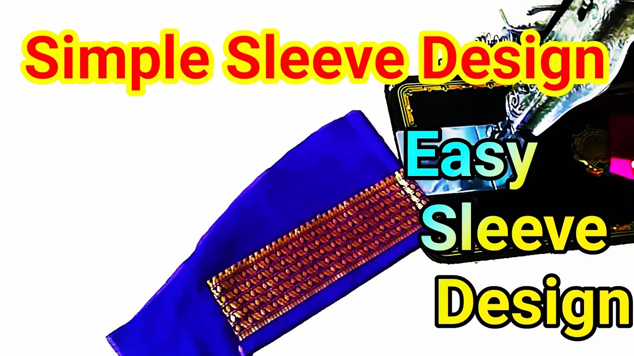 Simple Sleeve Design|| Easy Sleeve Design|| - YouTube
