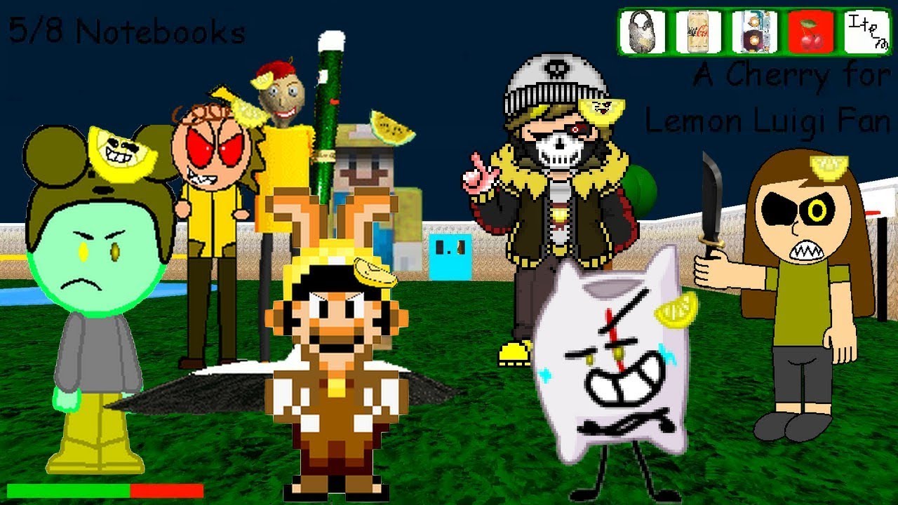 Lemon Luigi Fan's Basics - Baldi's Basics Full Game Early Demo Mod ...