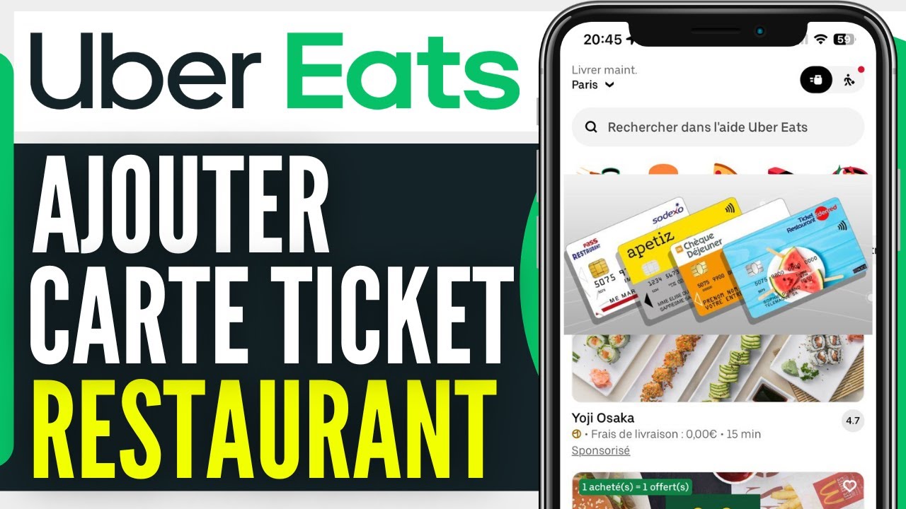 Comment Ajouter Une Carte Ticket Restaurant Sur Uber Eats (2025) - YouTube