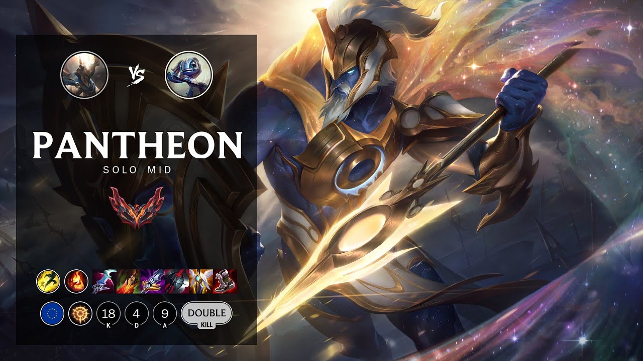 Pantheon Mid vs Fizz - EUW Grandmaster Patch 12.9 - YouTube