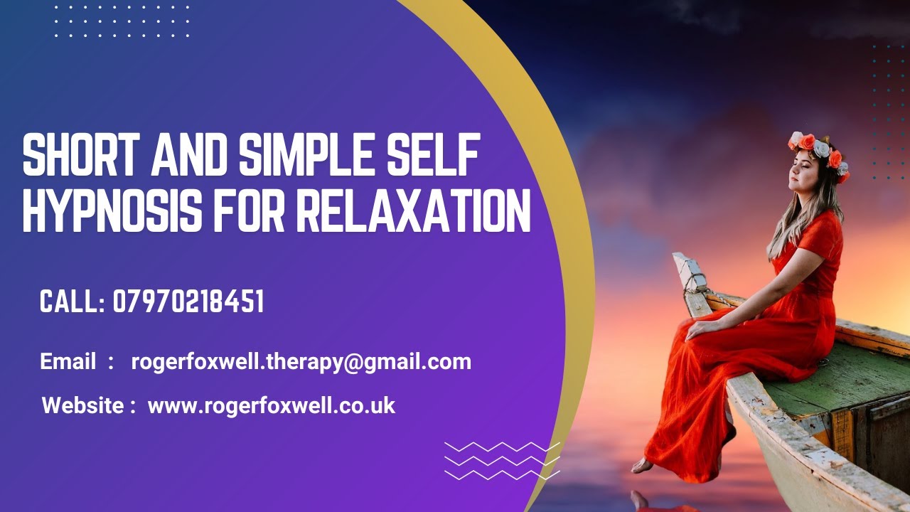 Short and simple self hypnosis for relaxation I How to relax instantly ...