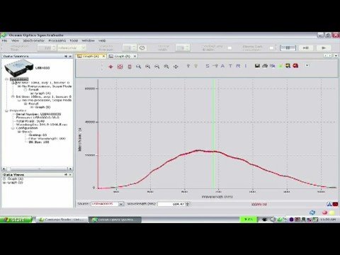 Reflection Spectroscopy [SpectraSuite] - YouTube