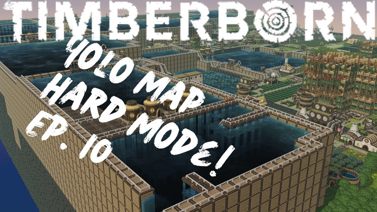 Timberborn Hard Mode | Yolo Map Golem Builders Are Amazing! | Ep. 10 ...
