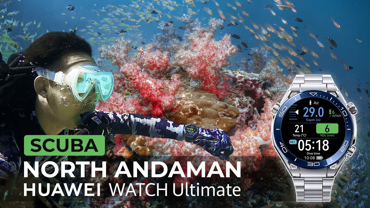 รีวิว Huawei Watch Ultimate - SCUBA Diving Liveaboard at North Andaman ...