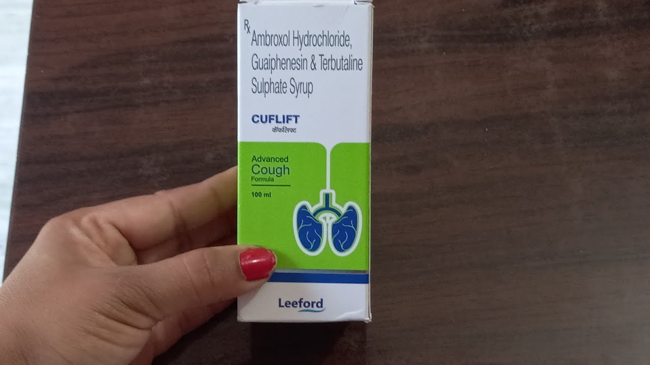 CUFLIFT SYRUP|AmbroxolHydrochloride,Guaiphenesin & Terbutaline sulphate ...