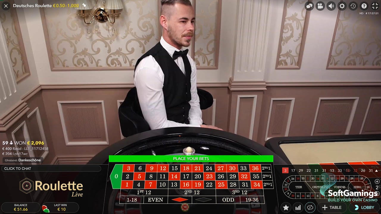 Evolution Gaming - German Roulette - Gameplay Demo - YouTube