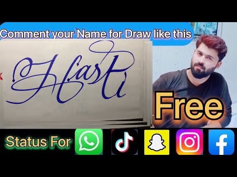 Hasti Name Signature Calligraphy Status Short Video | #howtodraw # ...