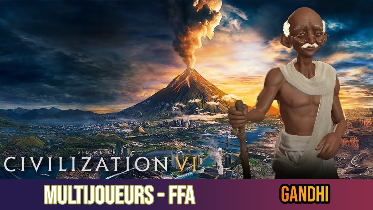 Civilization VI Multijoueurs - Gandhi - FFA - YouTube
