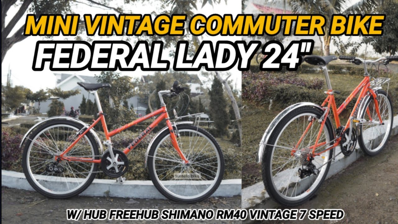 Rakit Mini Vintage Commuter Bike Federal Lady 24" w/ Hub Freehub ...