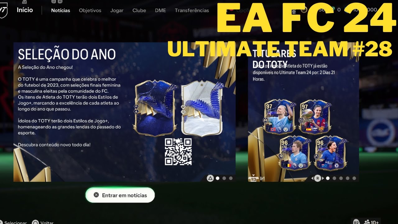 EA FC 24 PS4 ULTIMATE TEAM #28 Partida do Division e pacotes - YouTube