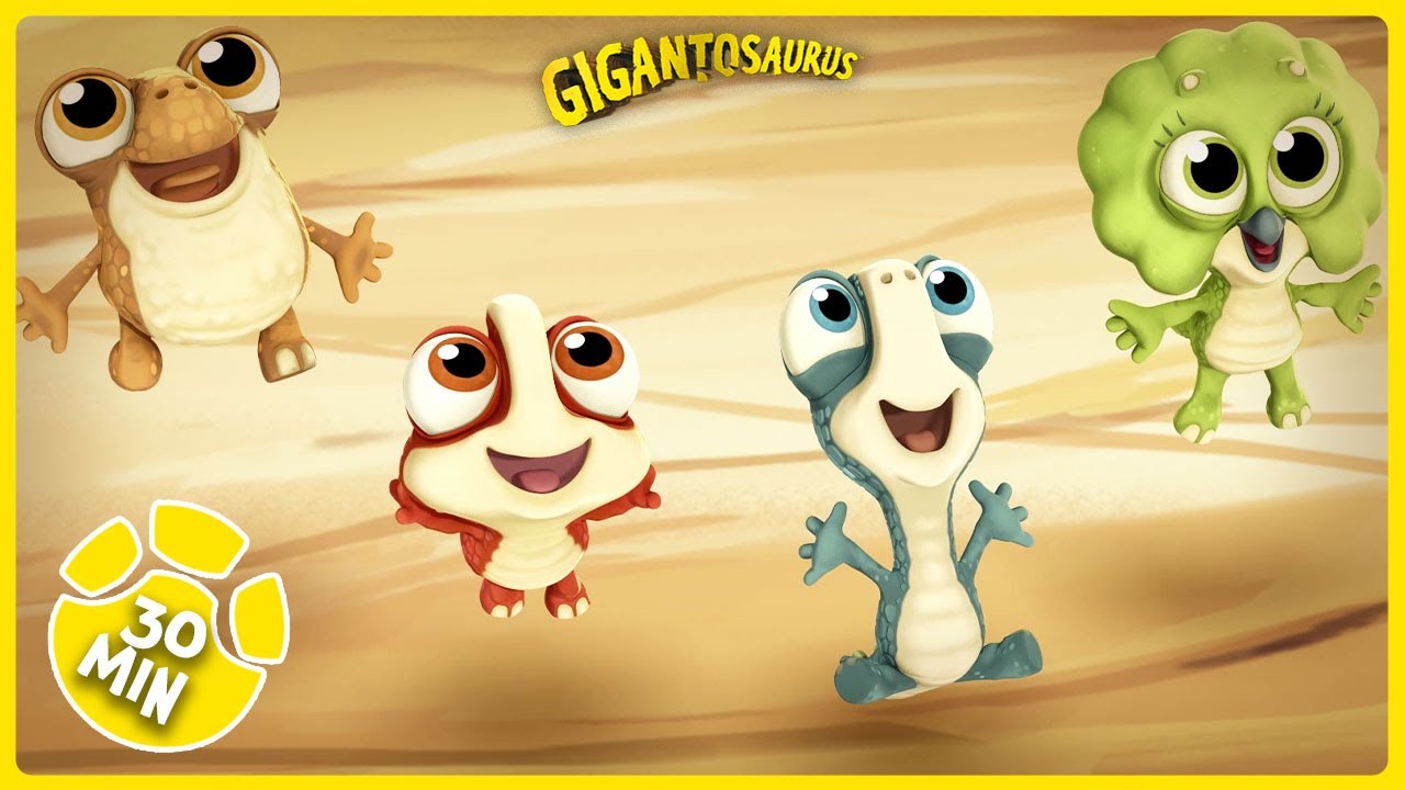 3 Epic Dino Adventures in 1! Baby Chaos, Frozen Giganto & Mean Spino ...