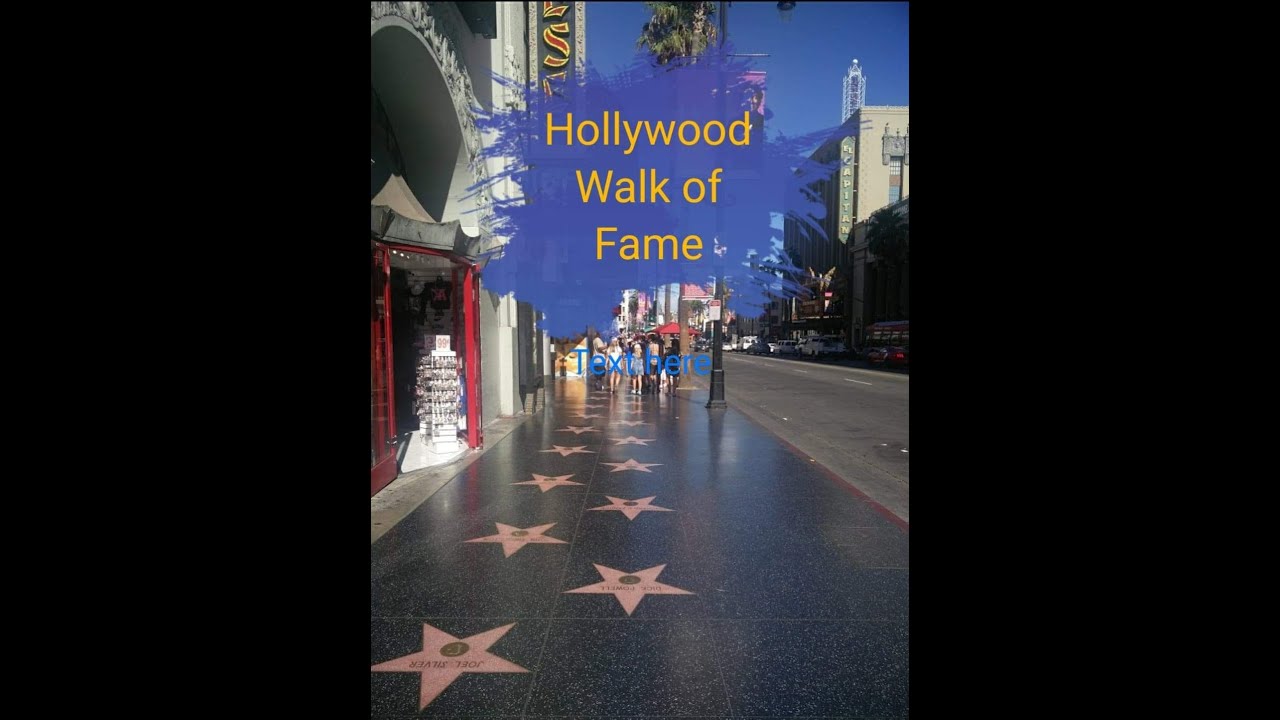 *Hollywood Walk of Fame* Hollywood la calle de las estrellas ⭐⭐ - YouTube
