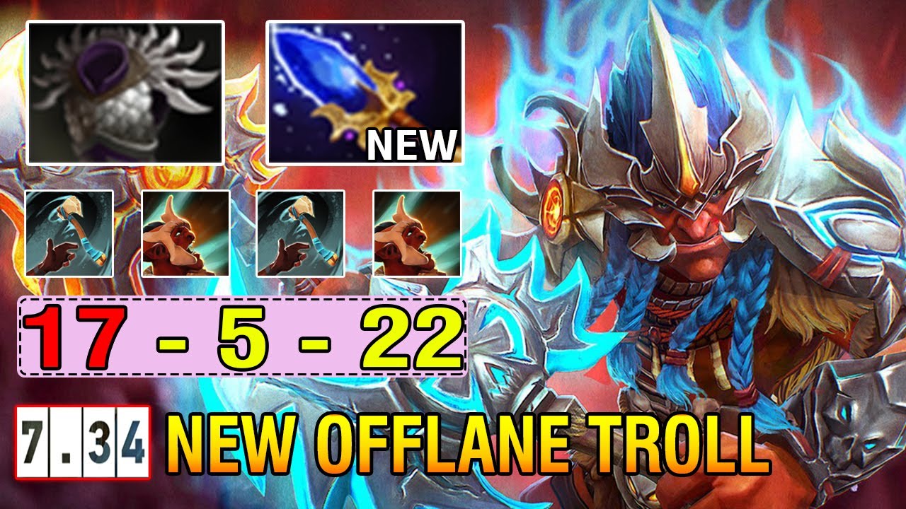 WTF New Meta [Troll Warlord] Offlane Blade Mail + Aghs Scepter Build ...