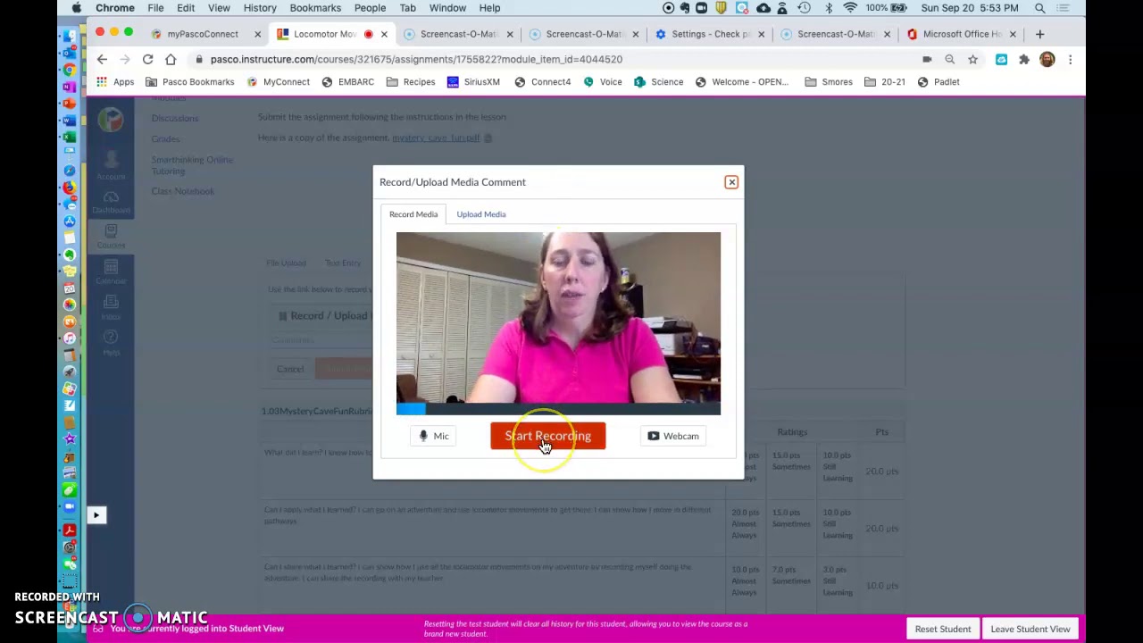 How to record a video assignment - YouTube