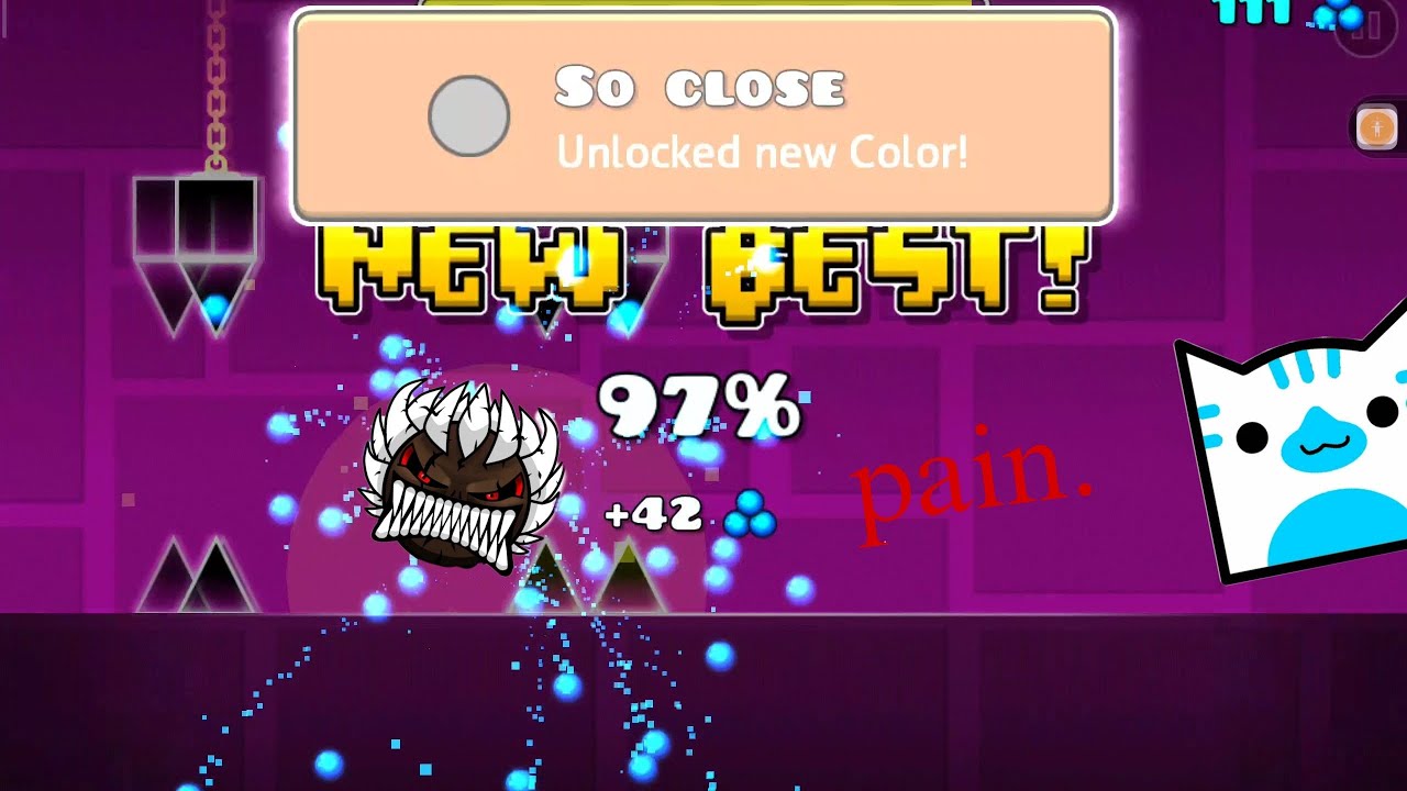 pain in geometry dash base after base - YouTube