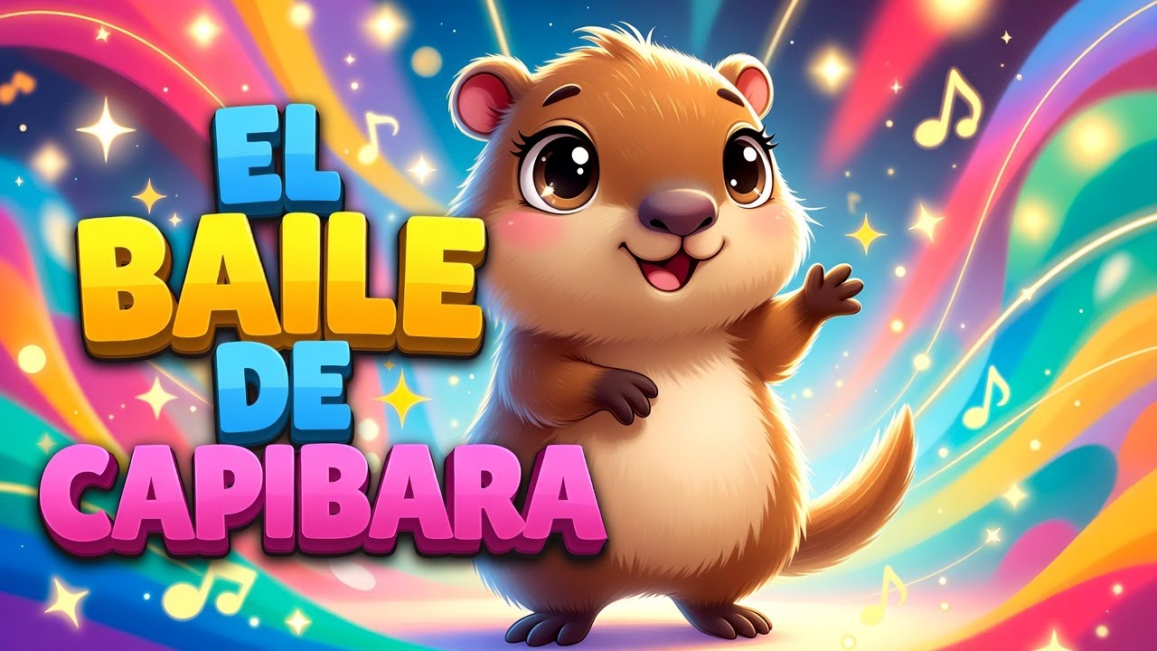 Capibara Dance 🦫🎶 El Baile de la Capibara | Canción Infantil para ...