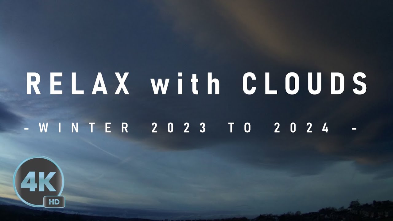 3 Hours of Cloud Timelapse footage at 4K - Relax with Clouds - Winter ...