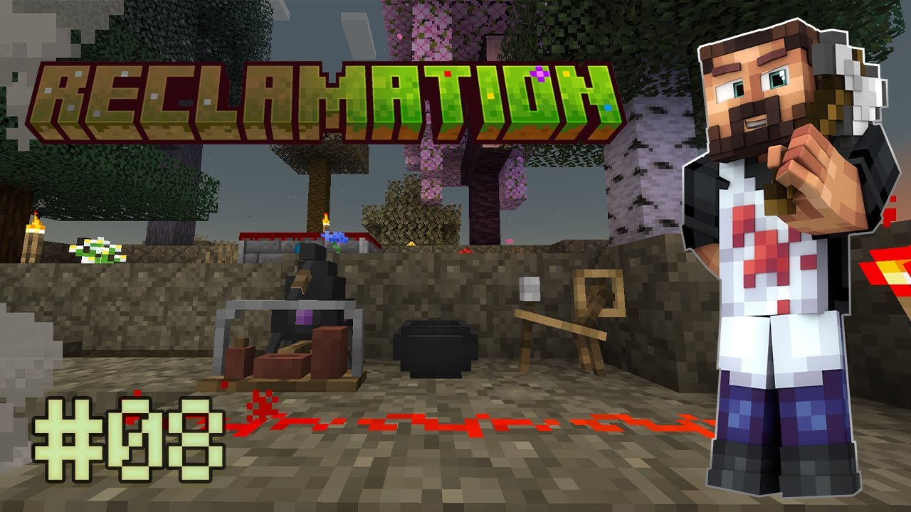 Minecraft Reclamation - EP08 - On débloque la redstone ! - YouTube