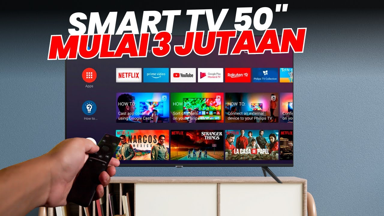 MULAI 3 JUTAAN! 8 REKOMENDASI SMART TV 50 INCH TERBAIK 2023 HARGA MURAH ...