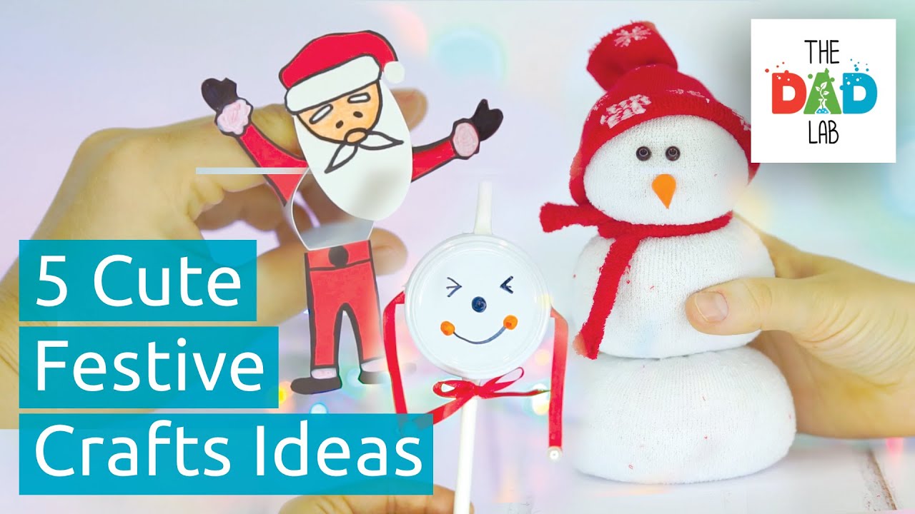 5 DIY Christmas Ideas You'll Love | Festive Crafts for Kids - YouTube