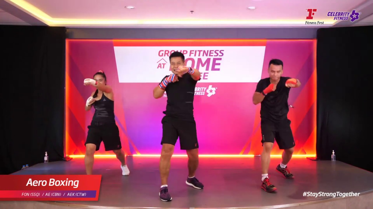 Group Fitness at Home : Aero Boxing 3/5/2020 - YouTube