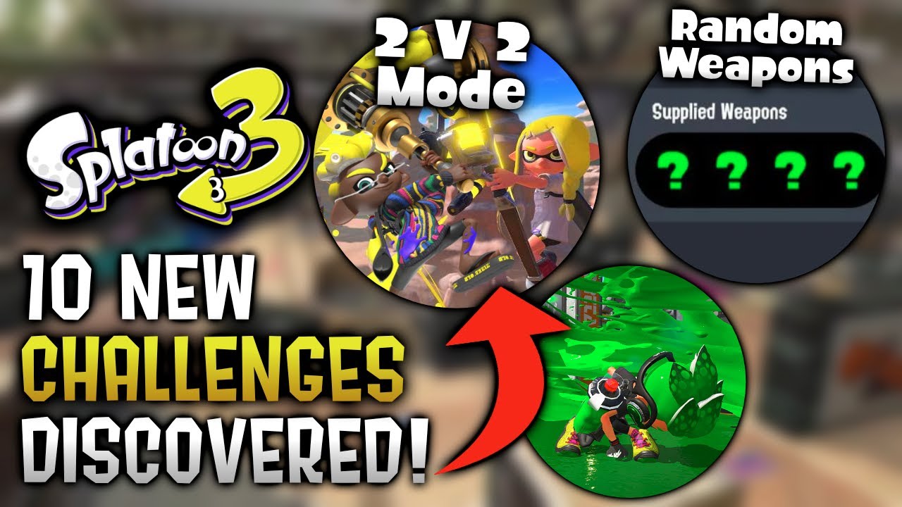 10+ New CHALLENGES Coming to Splatoon 3 - Sizzle Season Update - YouTube