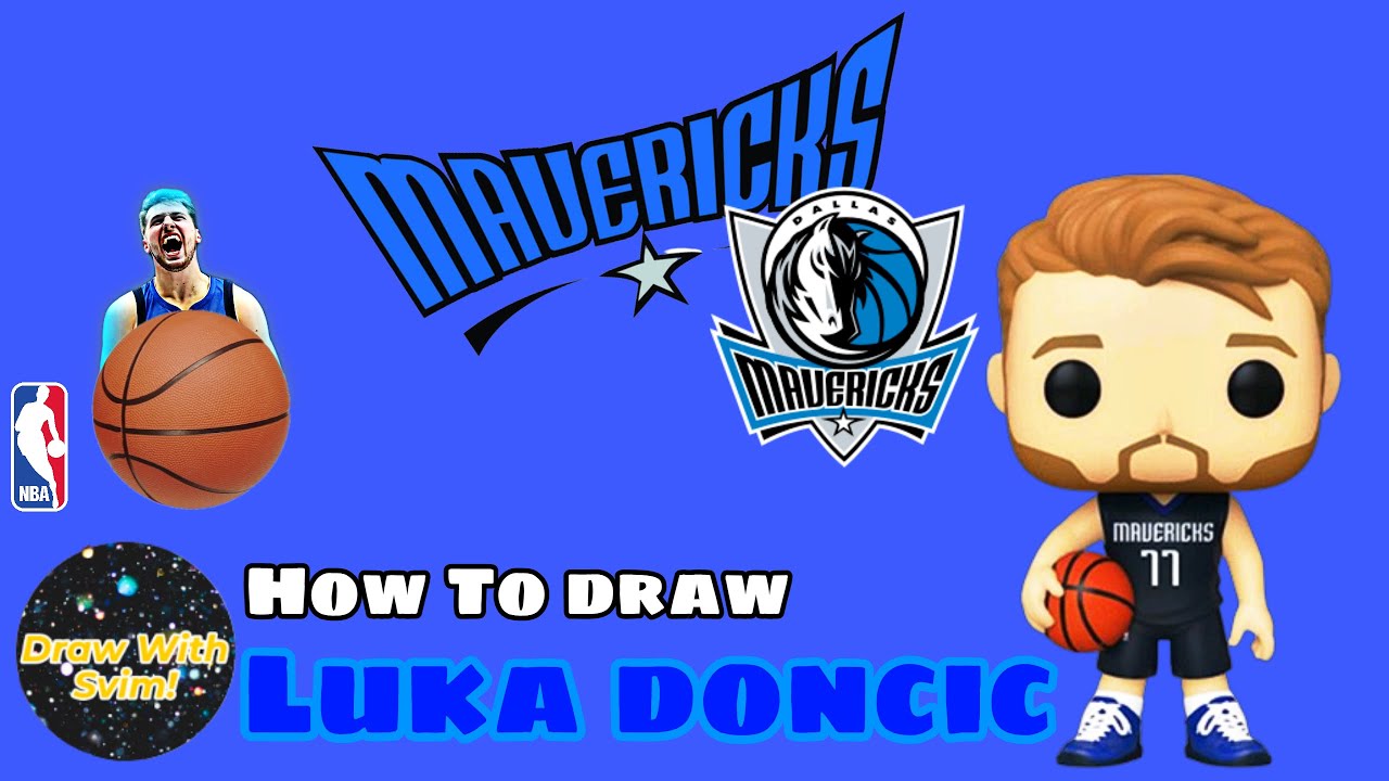 How to Draw Luka Doncic | Dallas Mavericks - YouTube
