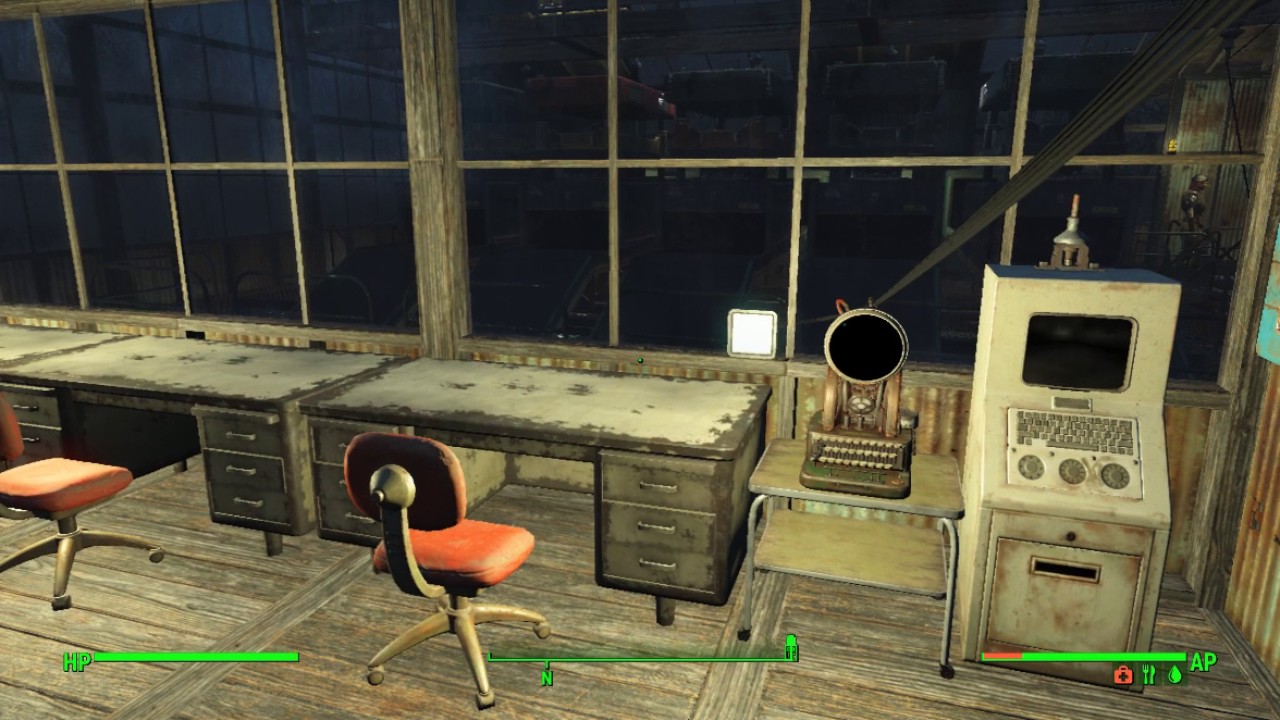 Fallout 4 - Sanctuary Ammo Plant Factory Custom Build - YouTube