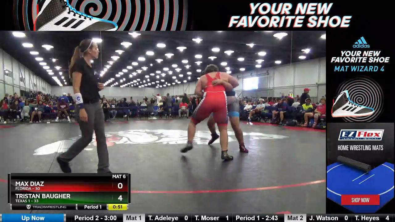 Mat 6 285 Max Diaz Florida Vs Tristan Baugher Texas 1 - YouTube