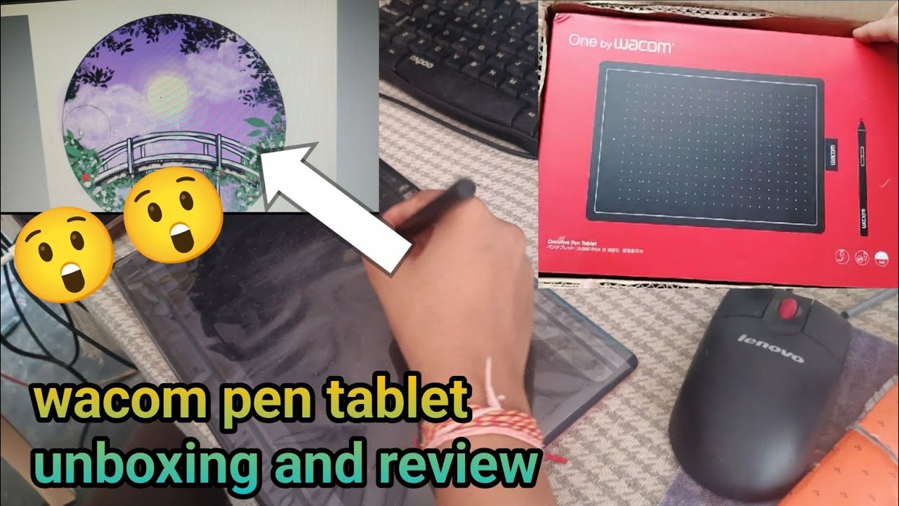 wacom pen tablet unboxing, installation, toturial,use, setting, review ...