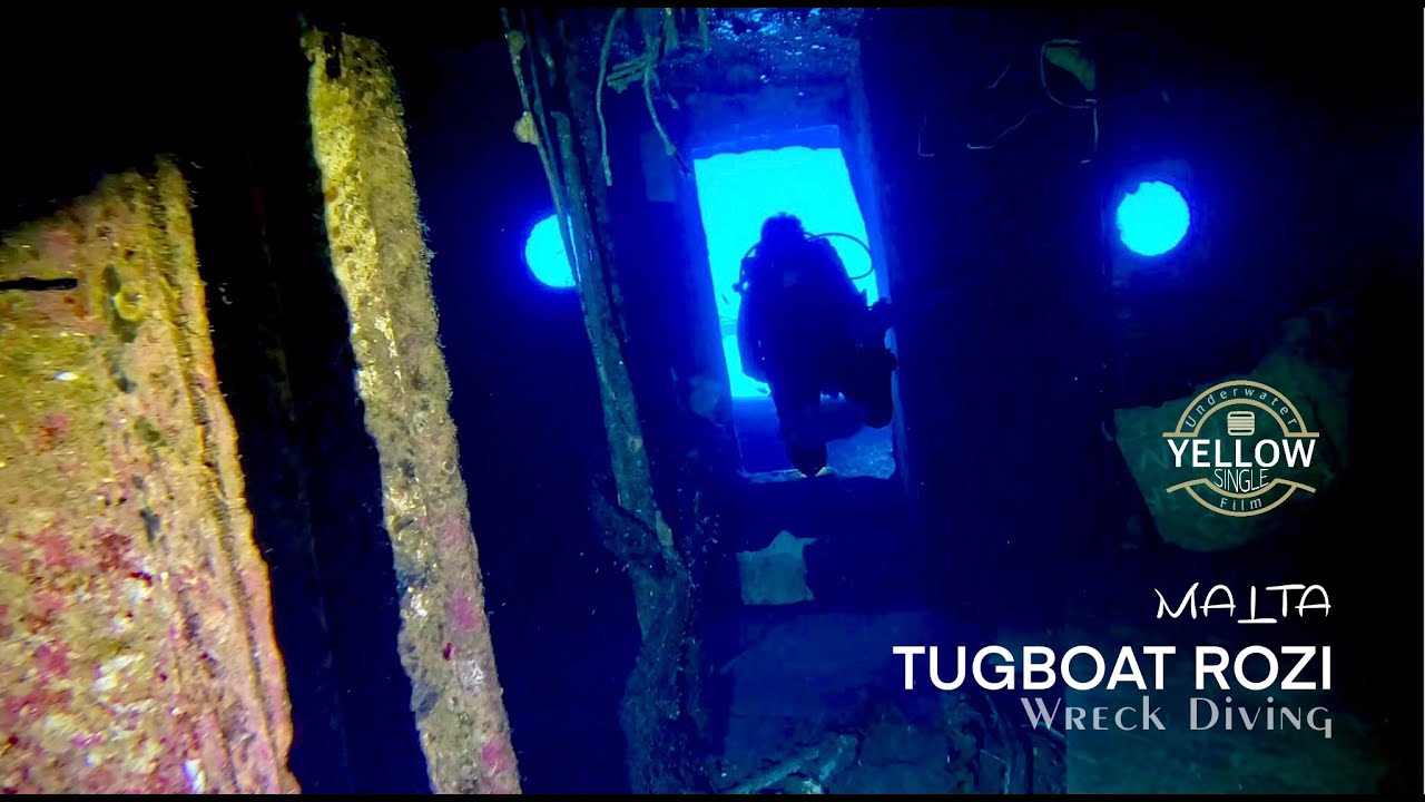 MV Rozi Wreck (British TugBoat) - YouTube