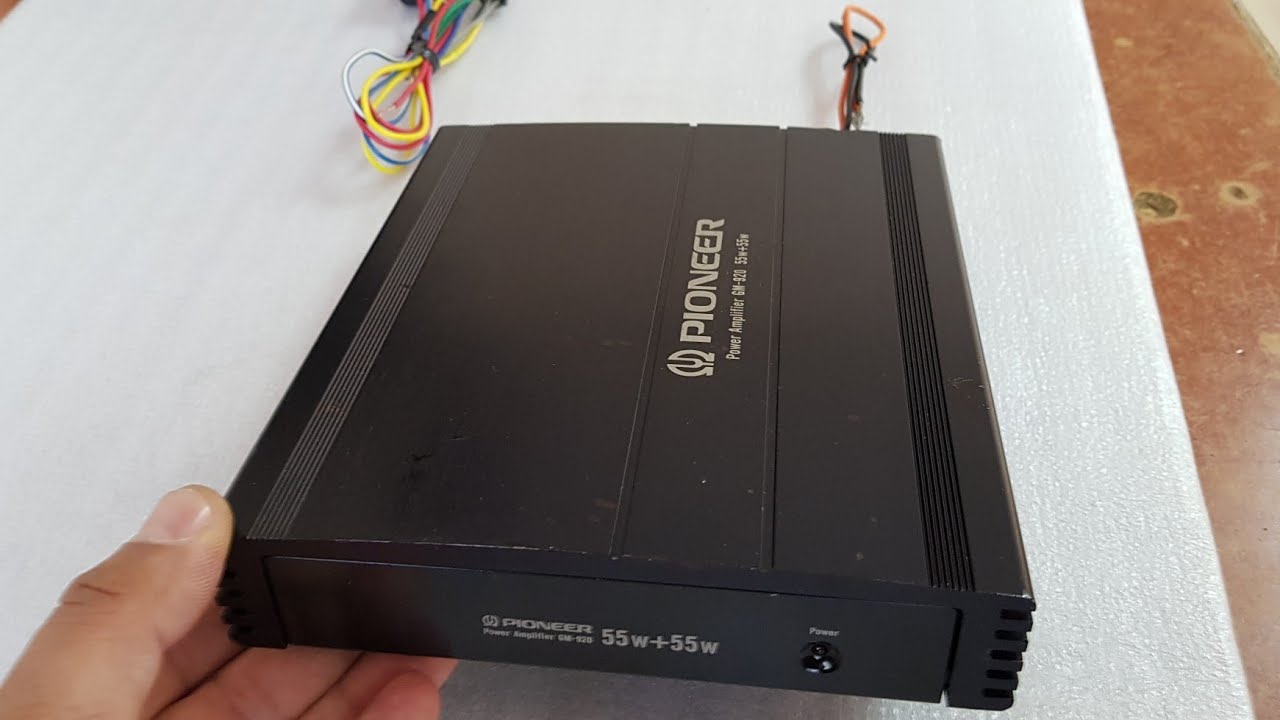Pioneer GM-920 old seri - YouTube