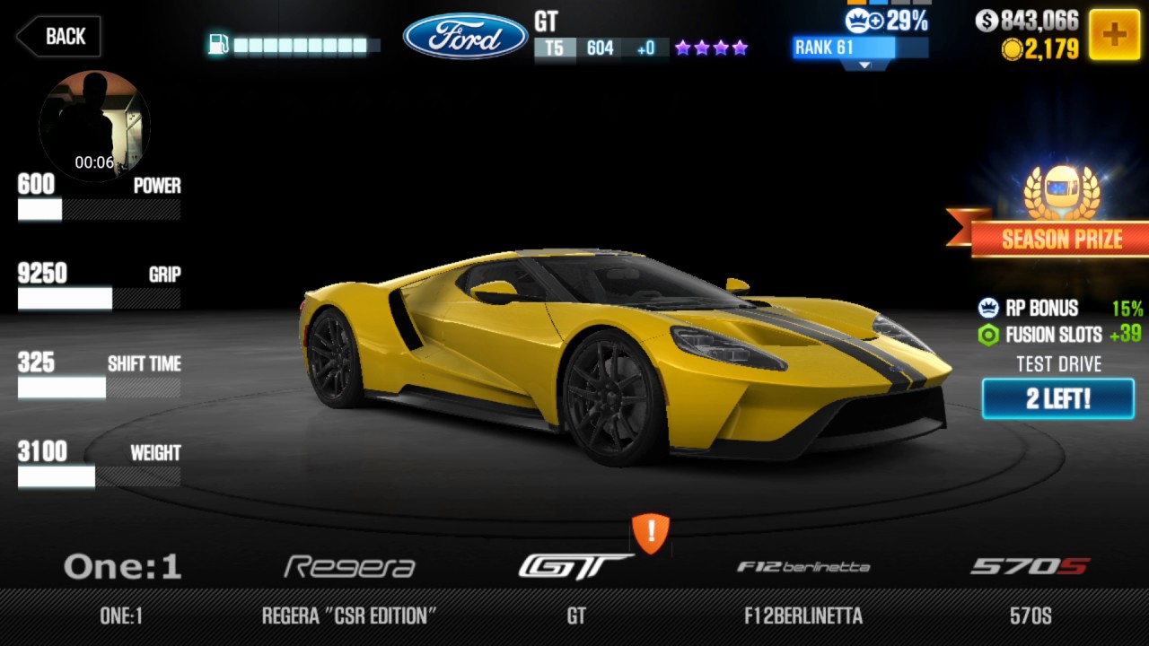 Csr racing 2 ford gt 2017 - YouTube