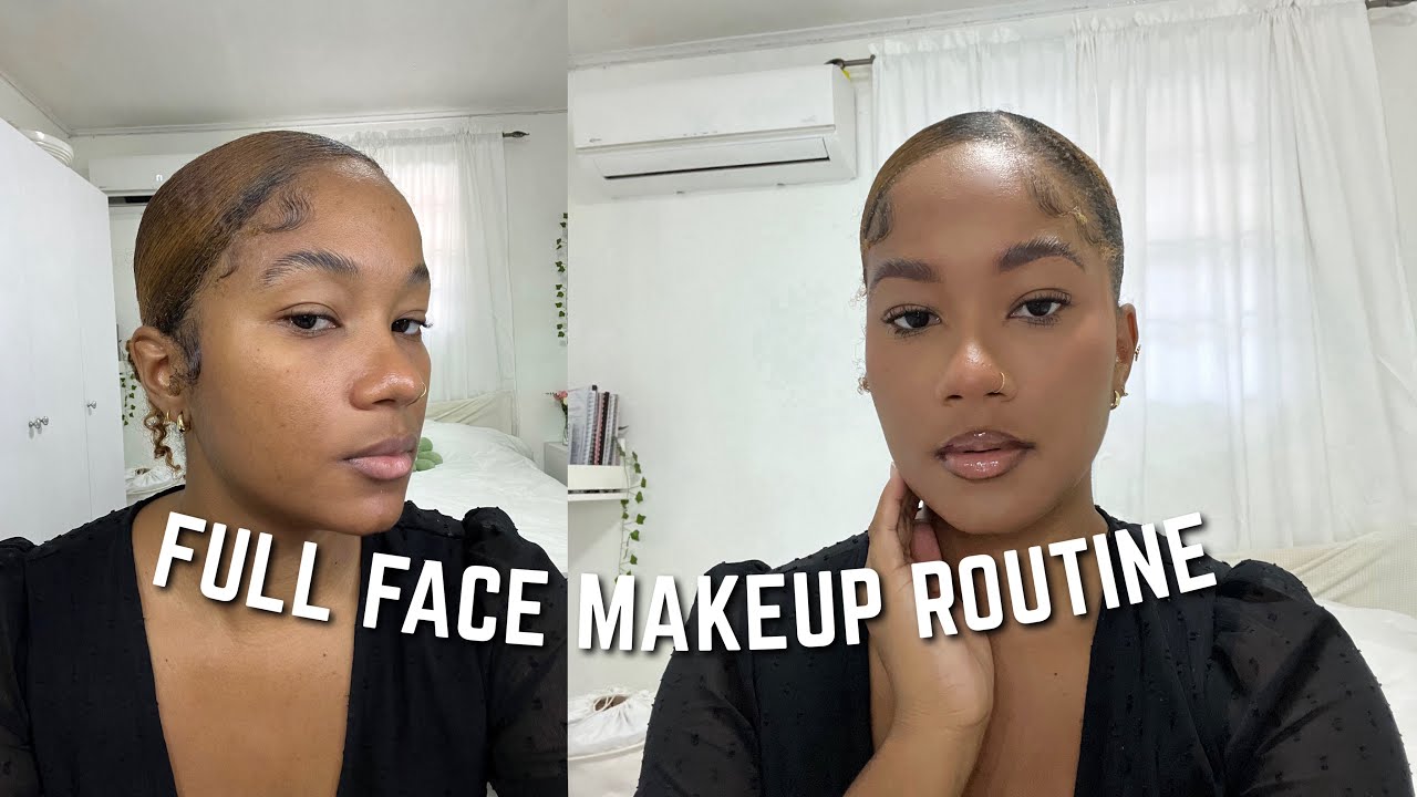 FULL FACE MAKEUP ROUTINE | beginner friendly with product details - YouTube