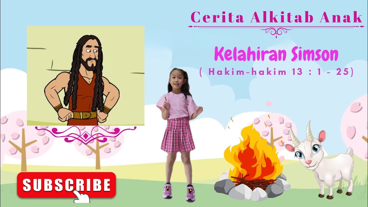 Cerita Alkitab Anak - Kelahiran Simson (Hakim-hakim 13:1-25) - Story ...