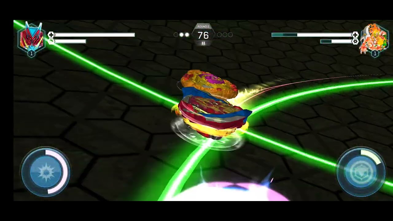Beyblade burst Quadstrike app Union Achilles vs Flame Pandora ...