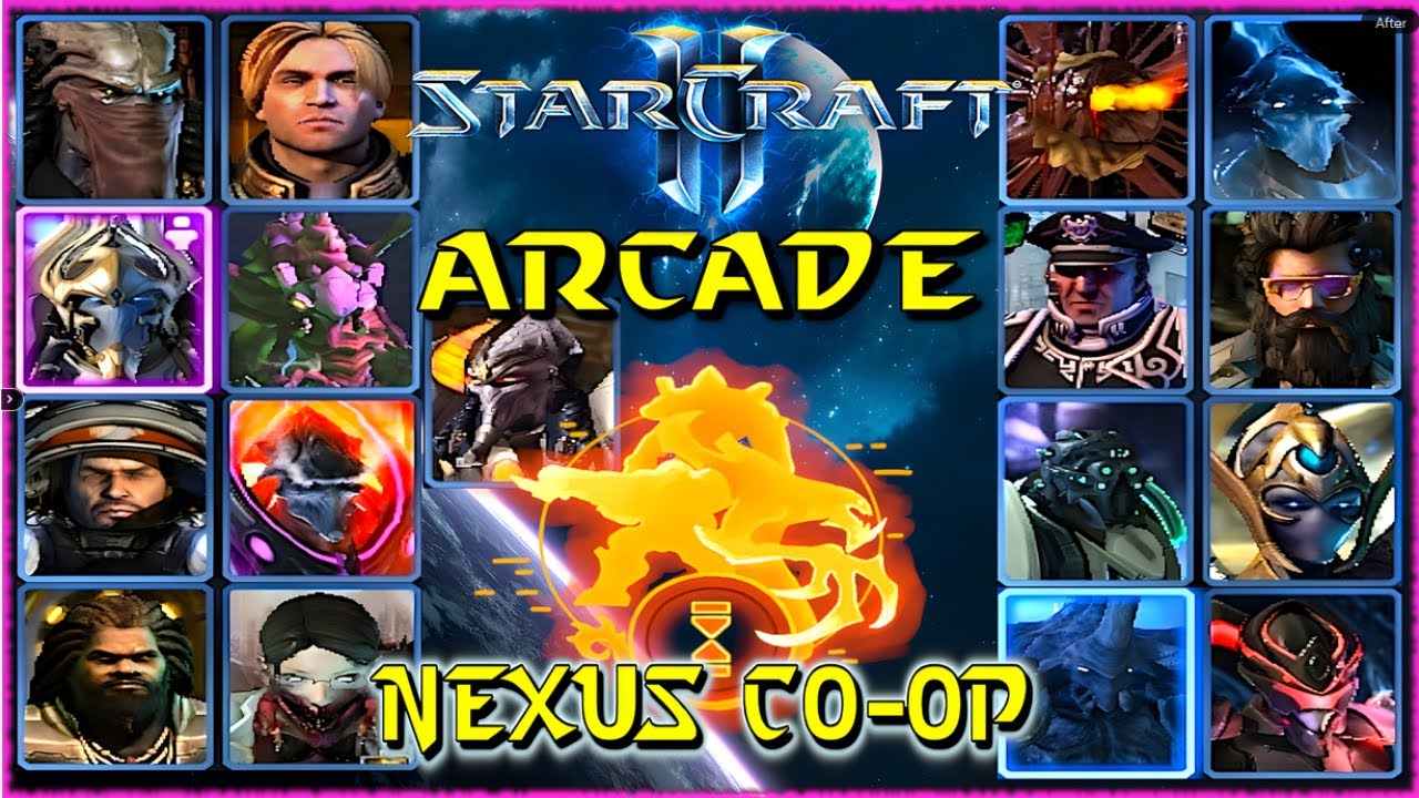 How To Play StarCraft 2 Nexus CO-OP Arcade | Tutorial Guide - YouTube
