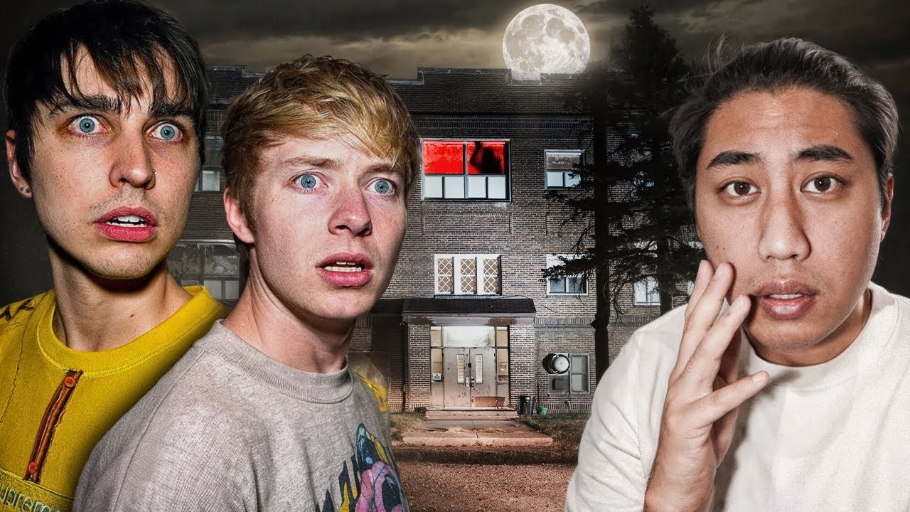 Overnight Investigating Sam And Colby's Most Haunted School (CAUGHT ...