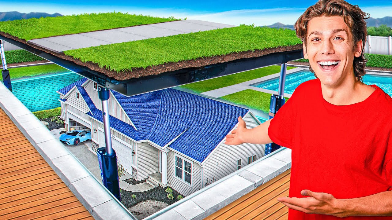I Built A Secret House! - YouTube