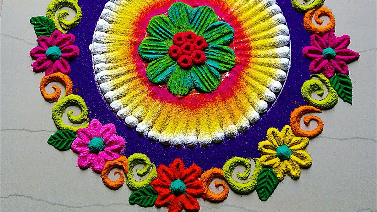 Diwali/BEAUTIFUL and attractive rangoli design for Diwali FESTIVAL'S ...