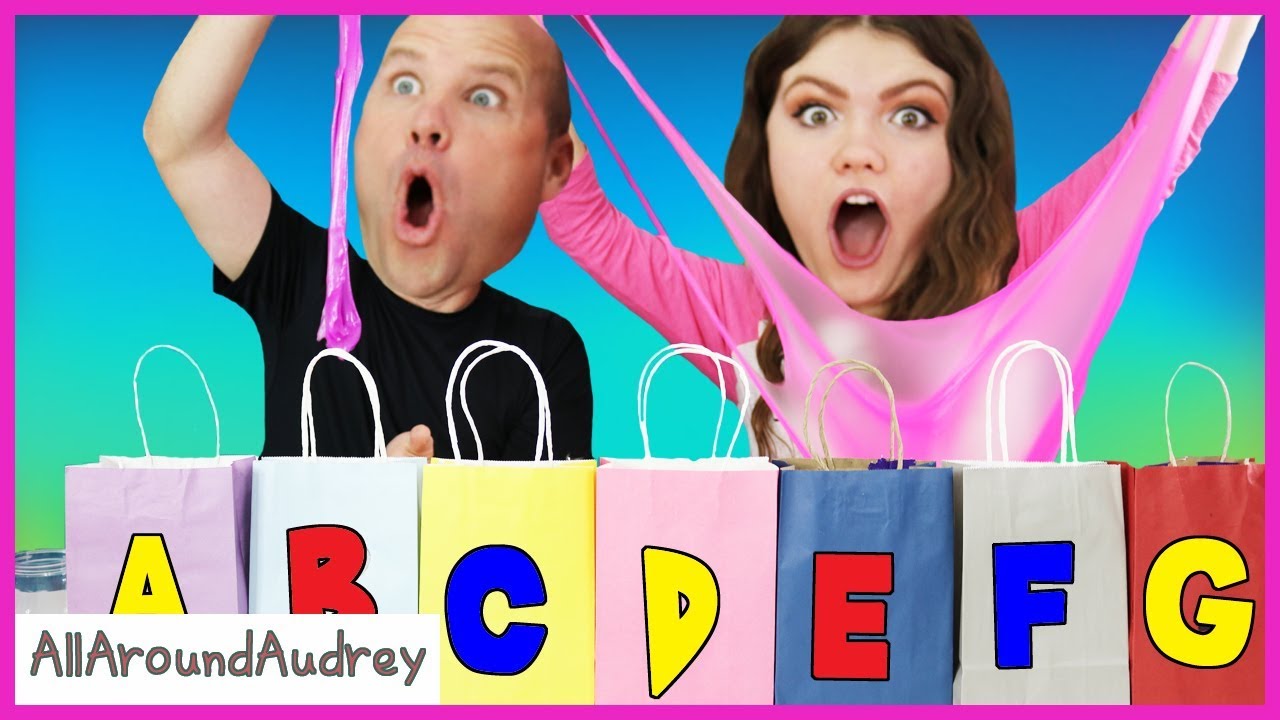 ABC Slime Making Challenge / AllAroundAudrey - YouTube