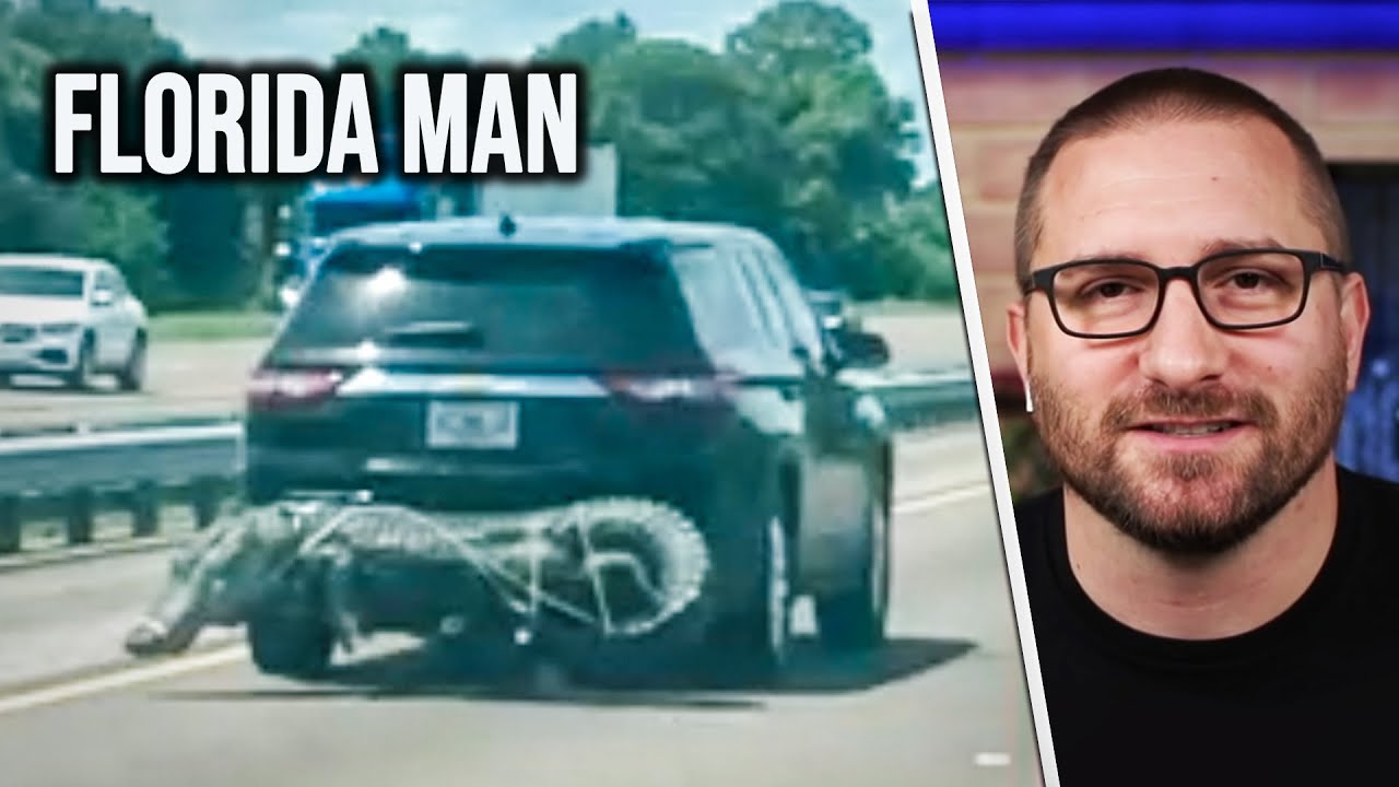 Florida Man Runs Rampant In Gator Mobile - YouTube