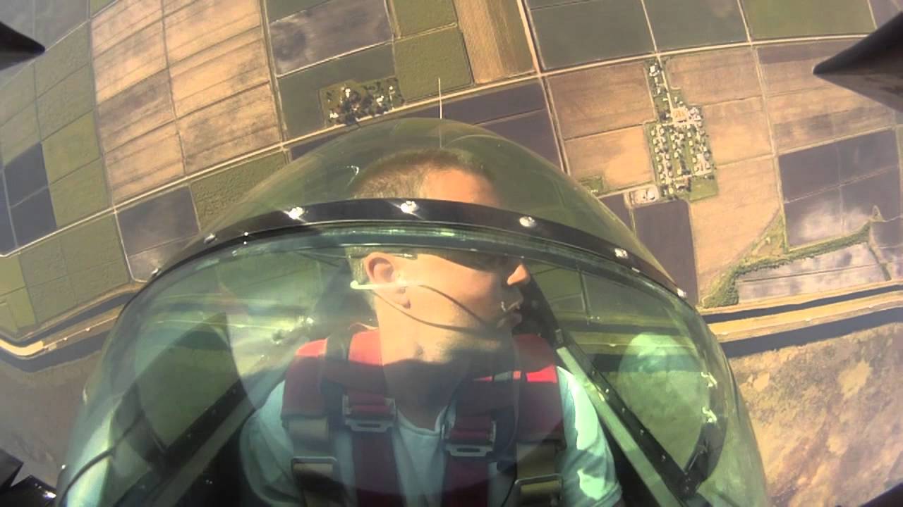Pitts canopy shot, vertical rolls - YouTube
