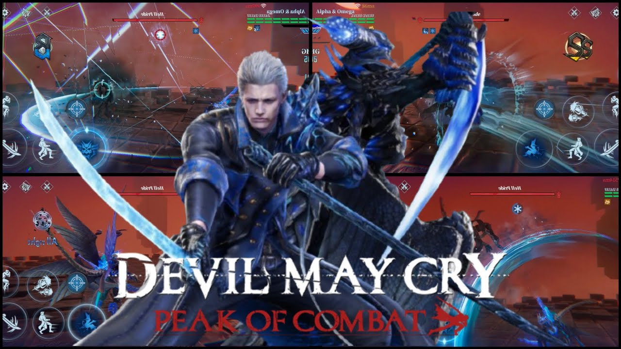 Vergil ( Alpha & Omega ) All Moveset | Highest Graphics | Devil May Cry ...