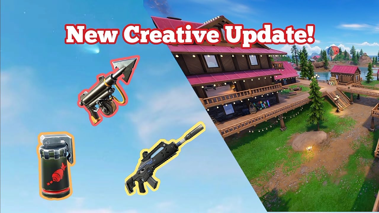 New Fortnite Creative Update! (Prefabs, Weapons) - YouTube